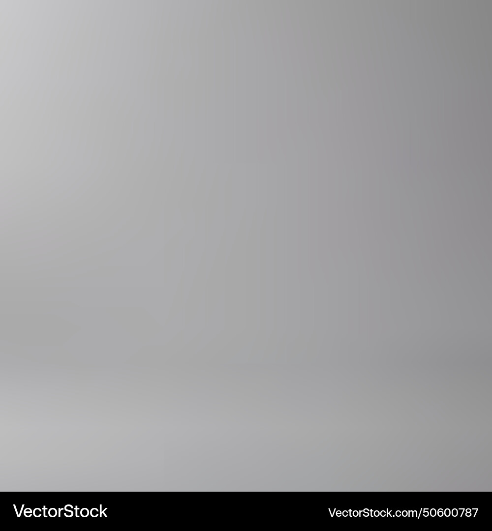 Light gray studio room background with spotlight Vector Image