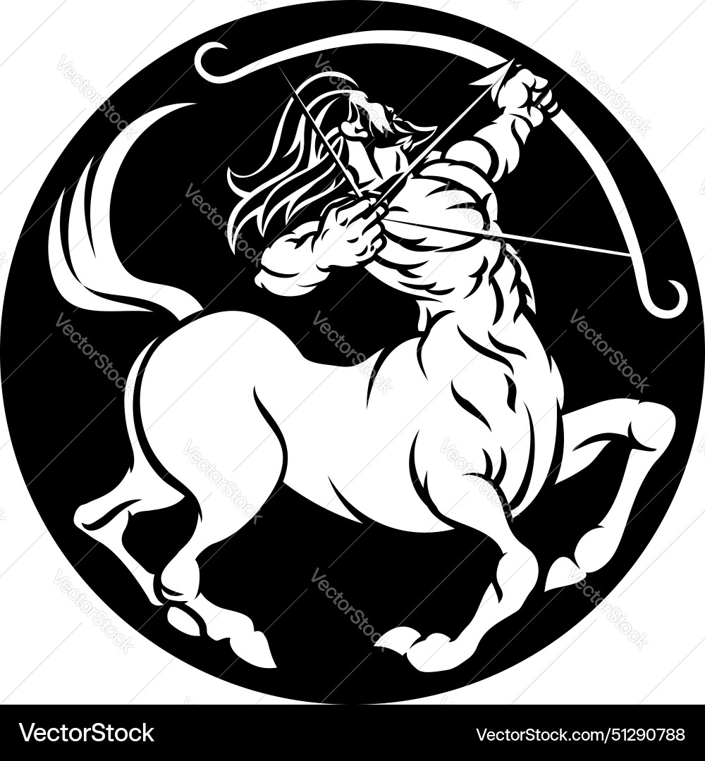 Centaurs Logo Centaur Logo Icon Design Template Flat Stock Vector