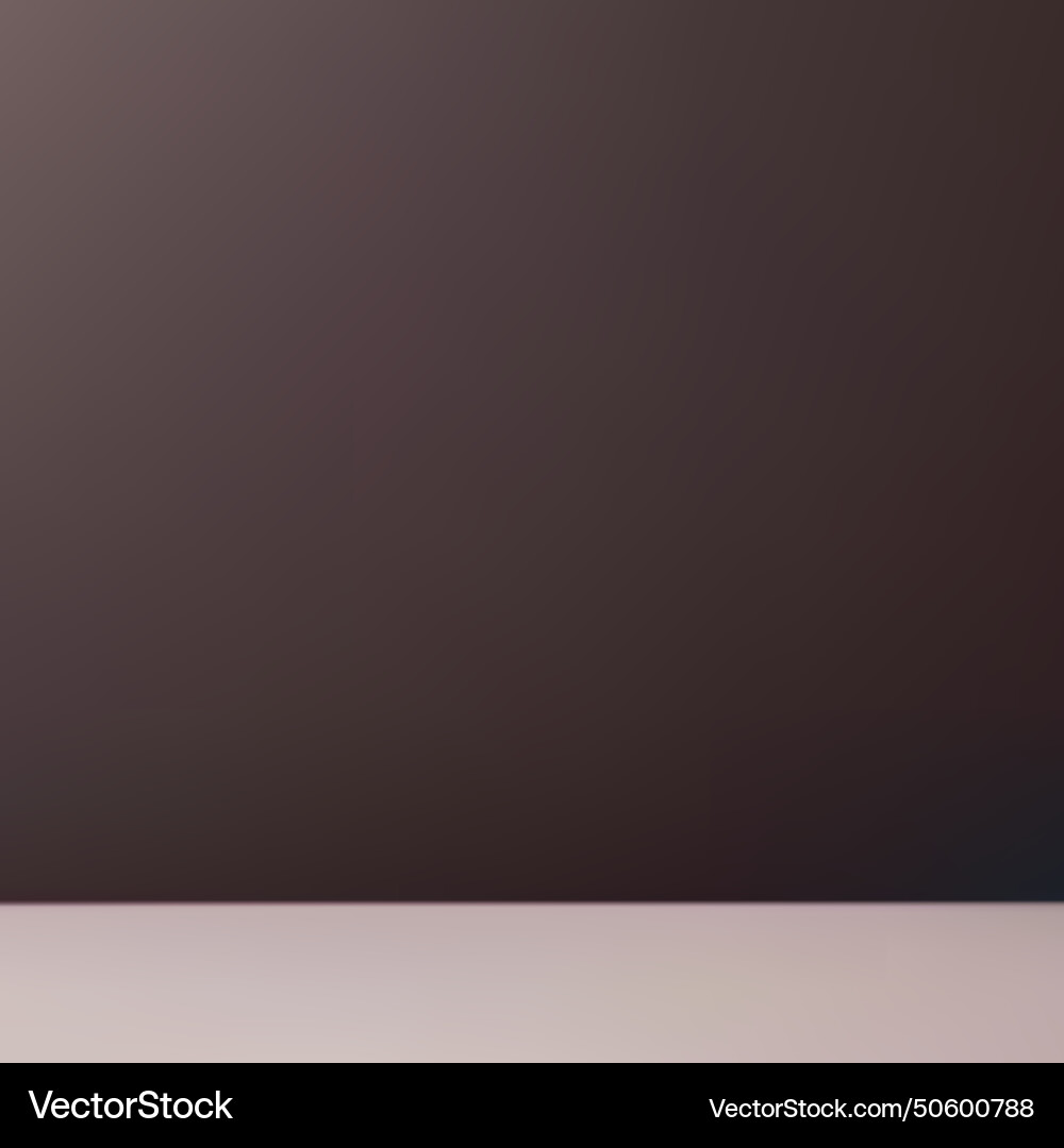 Dark red studio room background with spotlight Vector Image