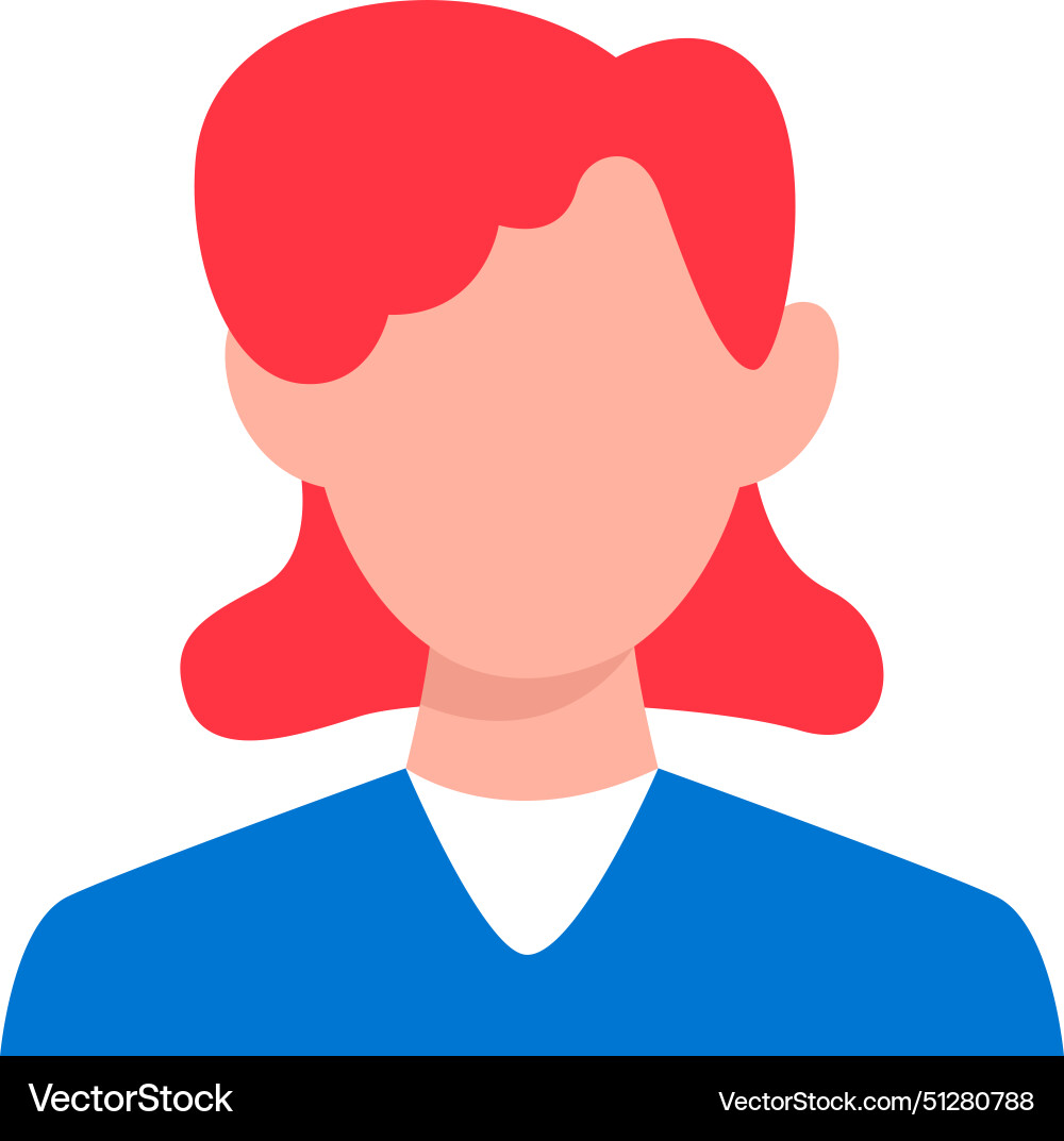 Woman avatar profile Royalty Free Vector Image