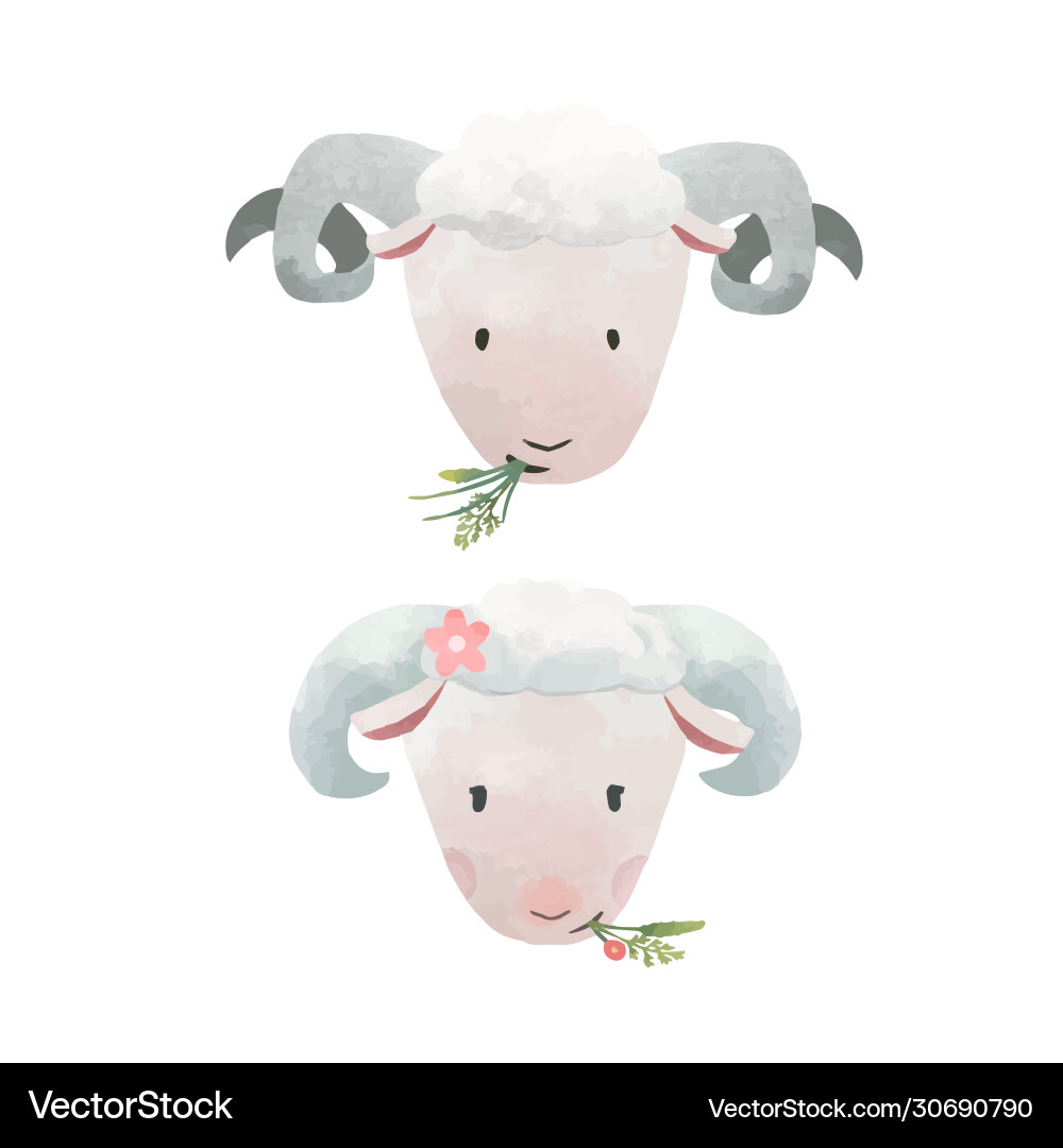 Beautiful aries horoscope zodiac sign Royalty Free Vector