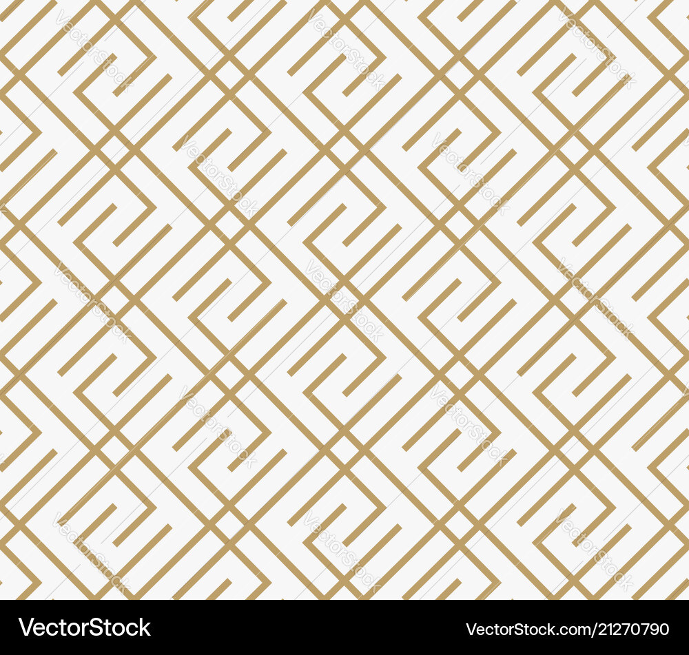 Geometric seamless pattern with line modern Vector Image