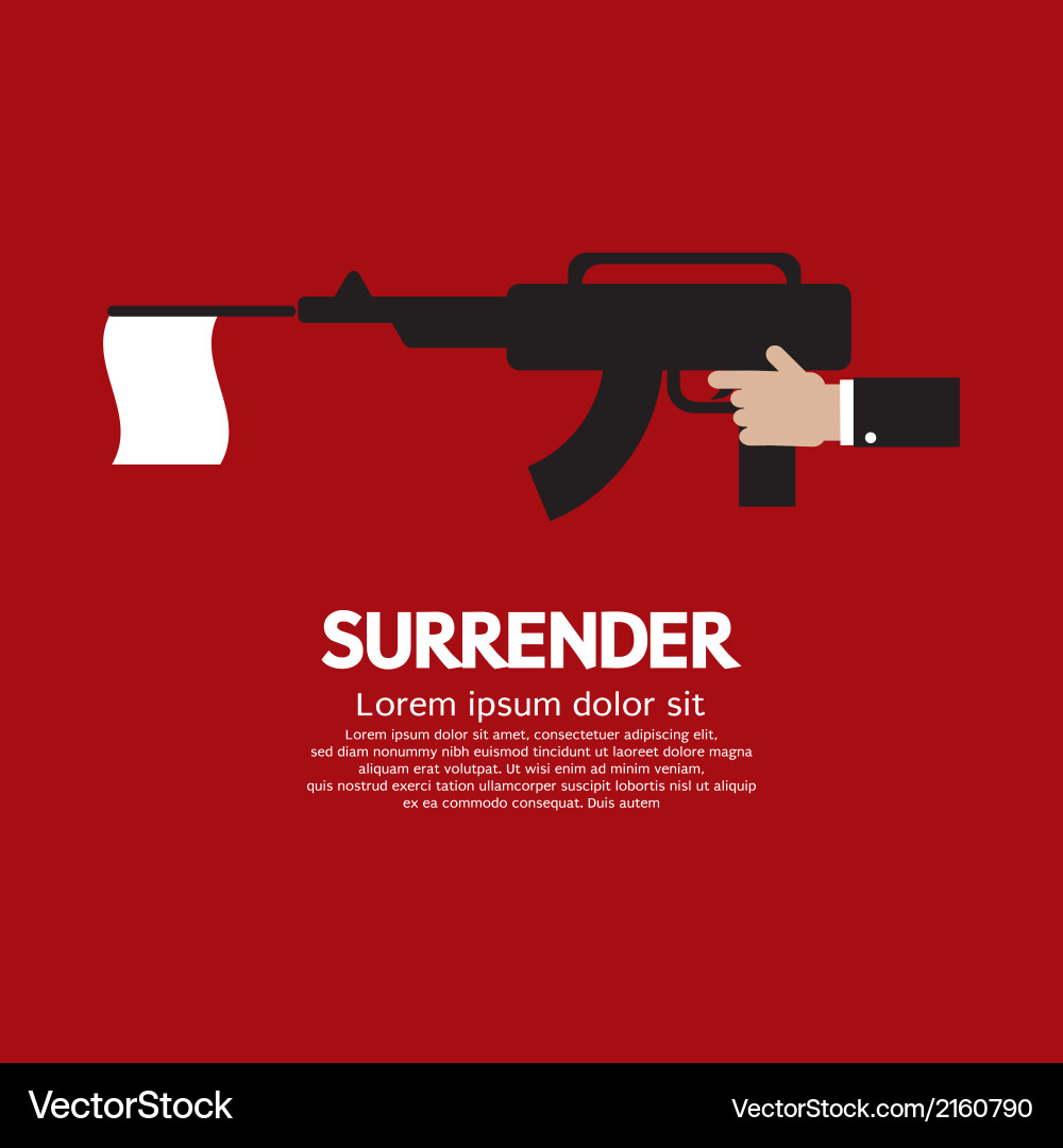 Give Up Royalty Free Vector Image Vectorstock