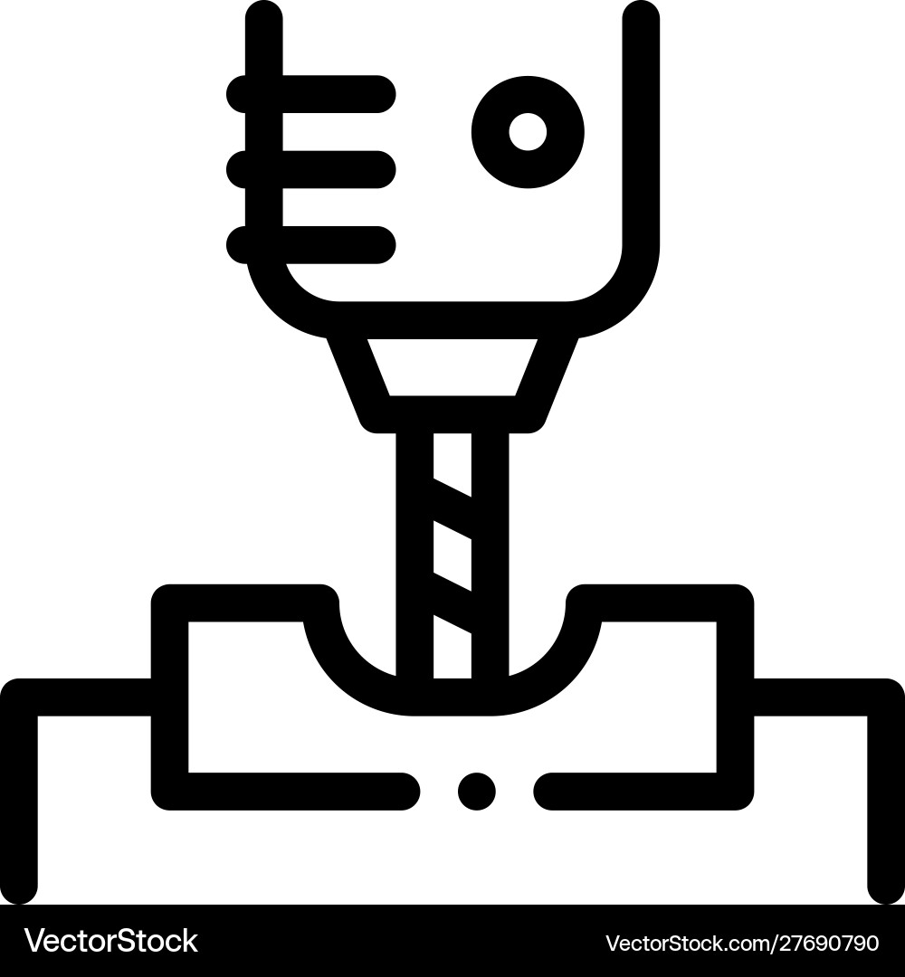 Manufacturing process metallurgical icon Vector Image