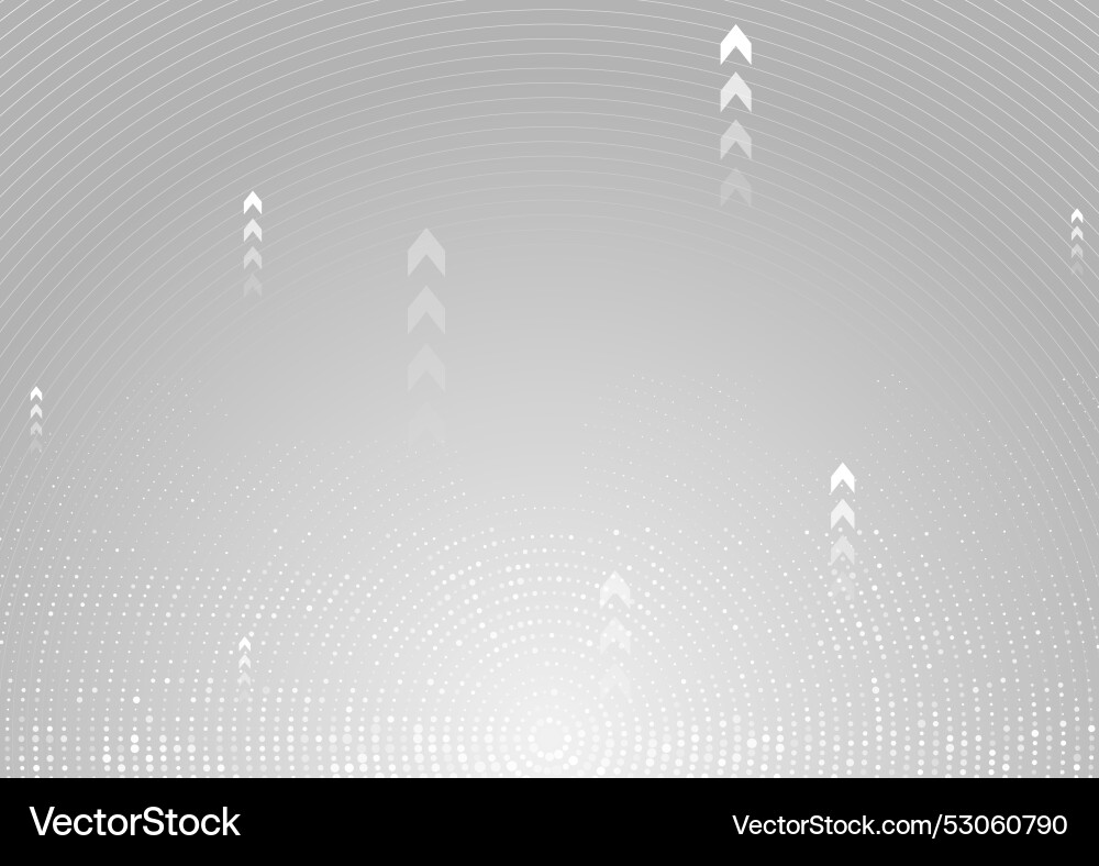 Technology minimal background with round lines Vector Image