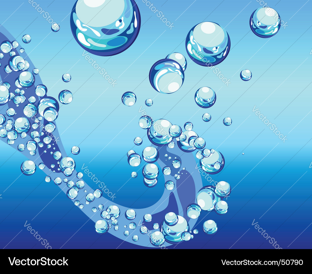 Water background Royalty Free Vector Image - VectorStock