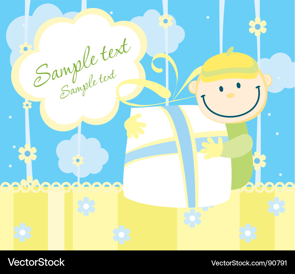 Baby boy Royalty Free Vector Image - VectorStock