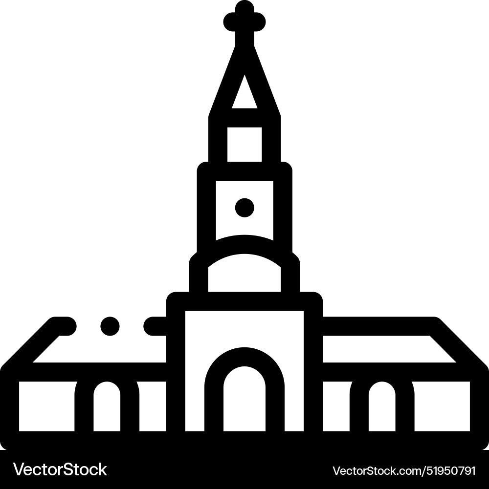 Cartagena icon thin linear style design isolated Vector Image