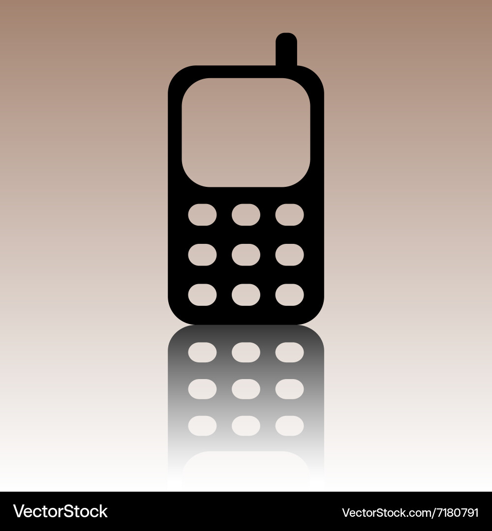 Handy Icon Lizenzfreies Vektorbild - VectorStock