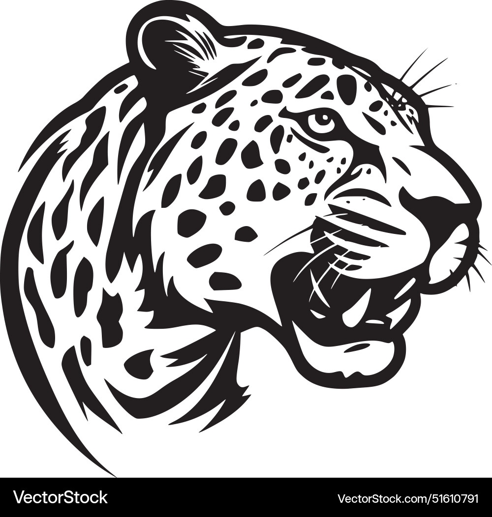 Cheetah - minimalist and simple silhouette Vector Image