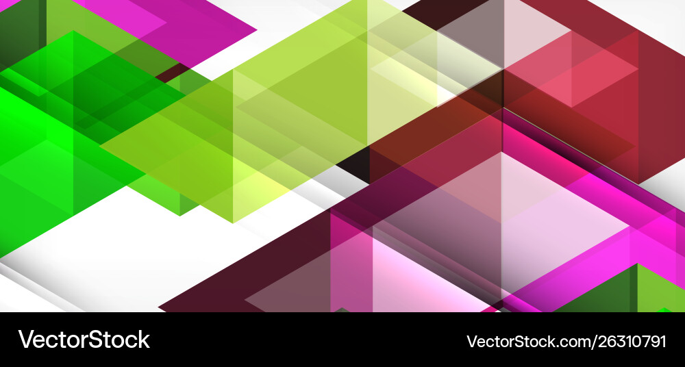 Colorful repeating triangles modern geometric Vector Image