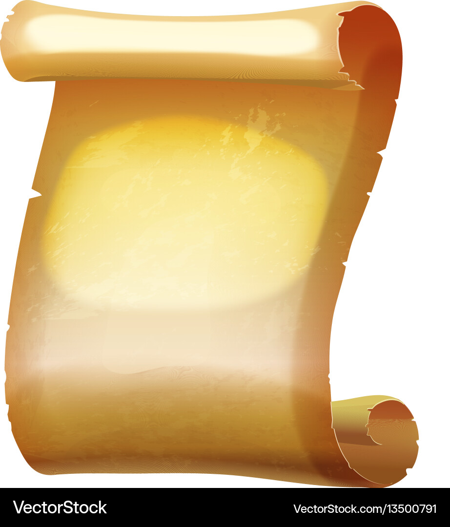 Old scroll paper Royalty Free Vector Image - VectorStock