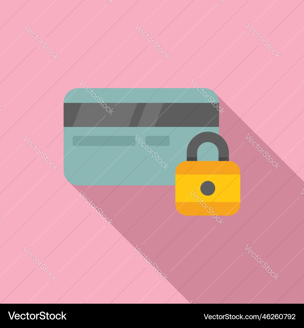 Credit money icon flat card error Royalty Free Vector Image