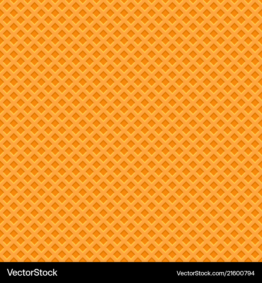 Yellow waffle texture pattern seamless background Vector Image Yellow waffle texture pattern seamless background Vector Image