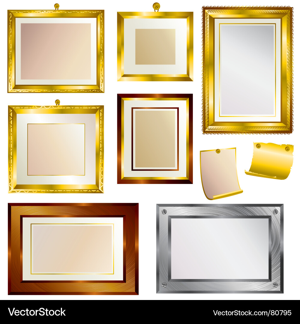Beautiful frames Royalty Free Vector Image - VectorStock