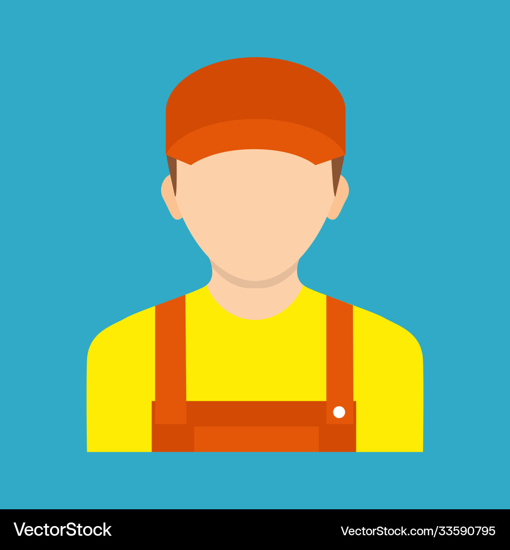 Electrician worker icon electric signs work Vector Image