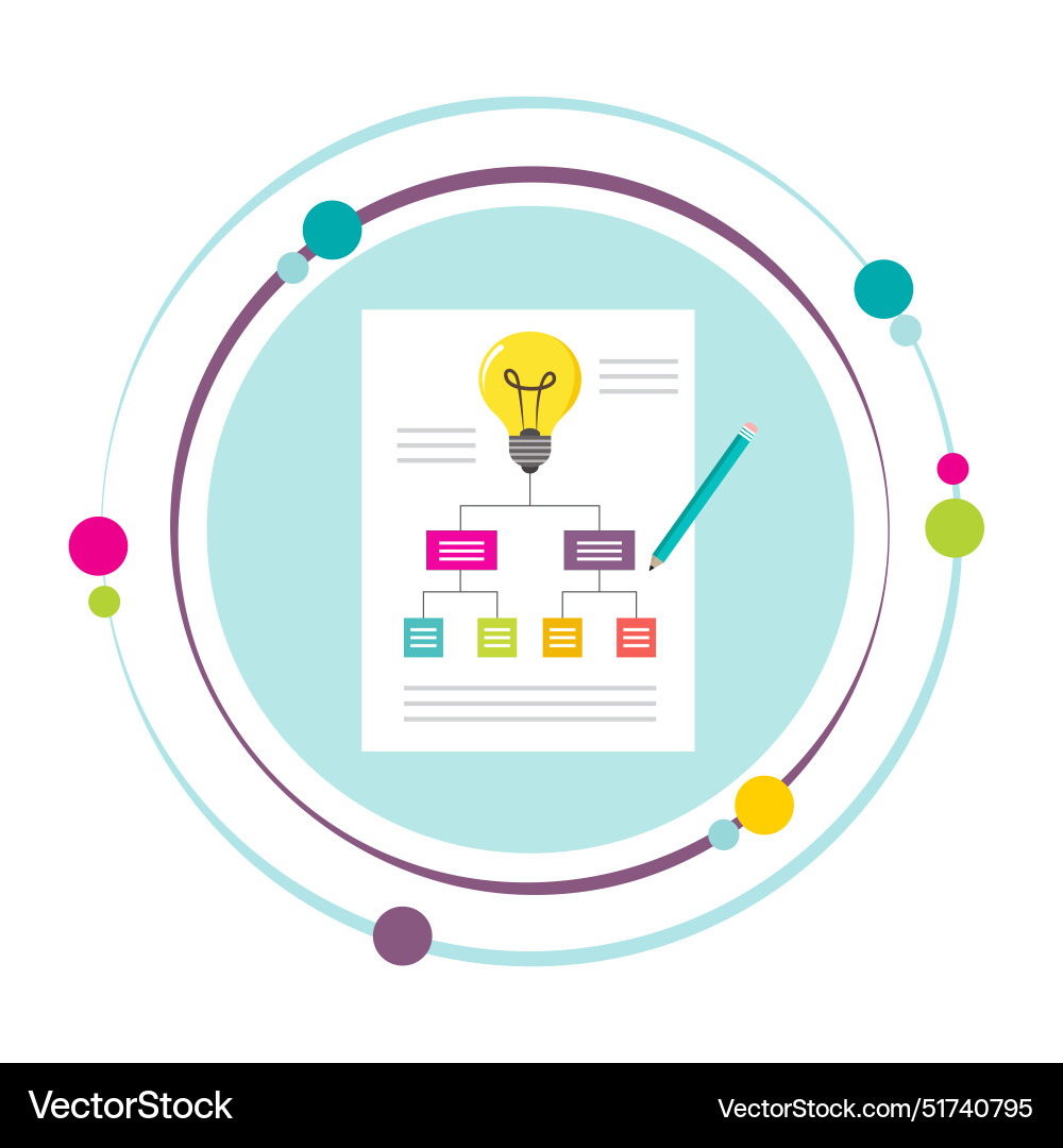 Project icon Royalty Free Vector Image - VectorStock