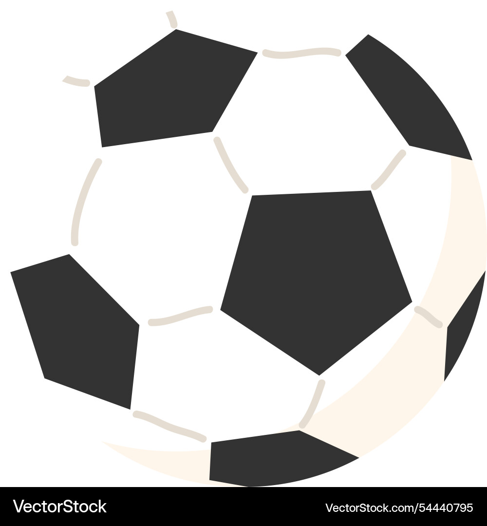 Soccer ball equipment Royalty Free Vector Image