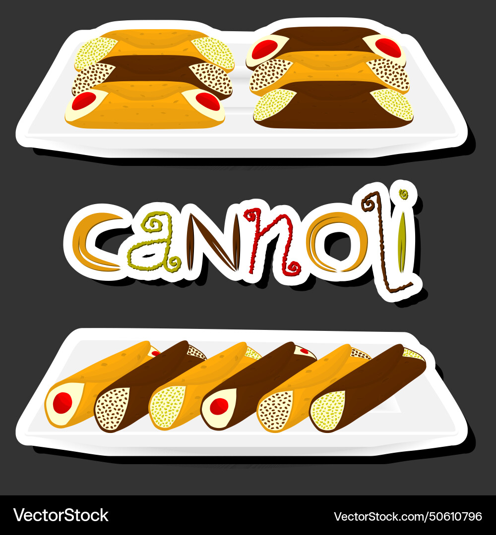 On theme big set different types sweet waffles Vector Image