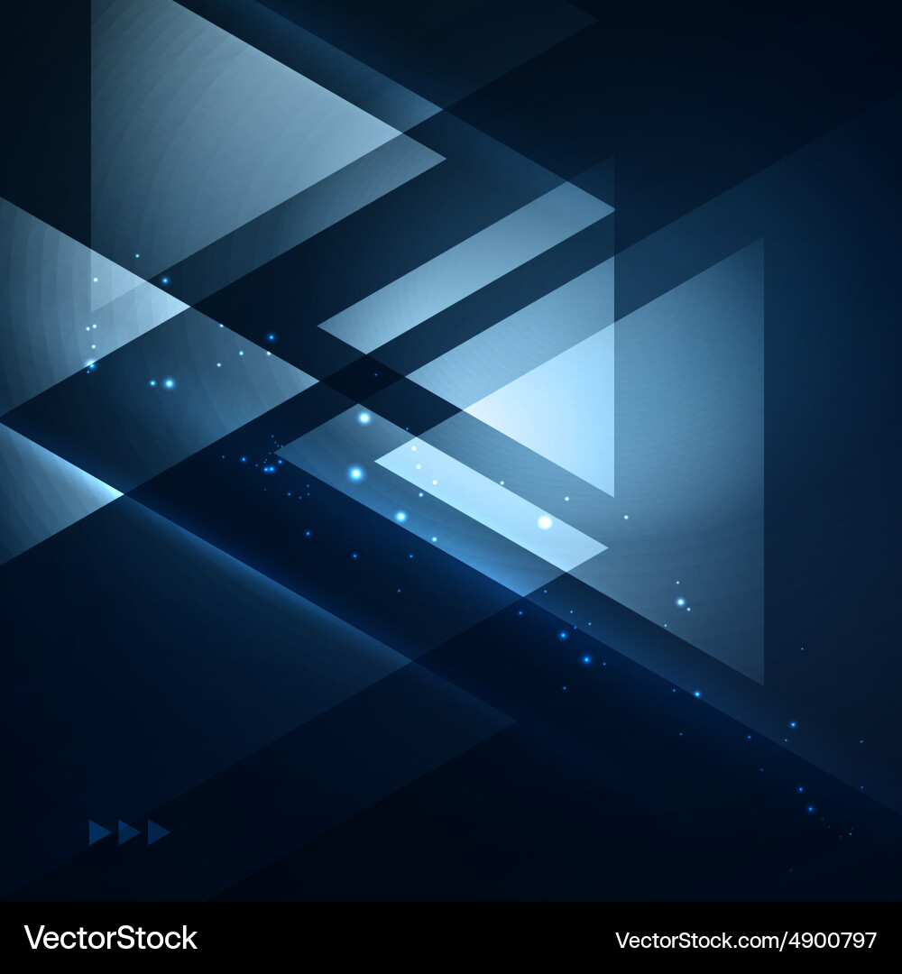 Elegant geometric blue background Royalty Free Vector Image