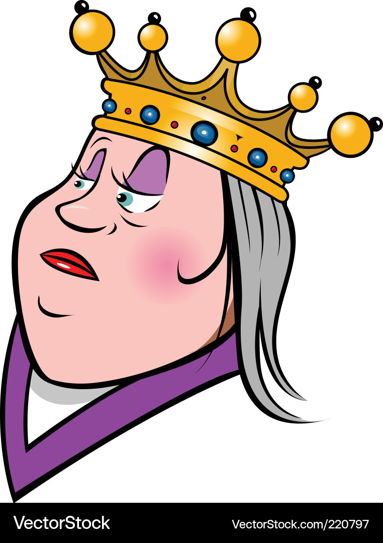 Queen Royalty Free Vector Image - VectorStock