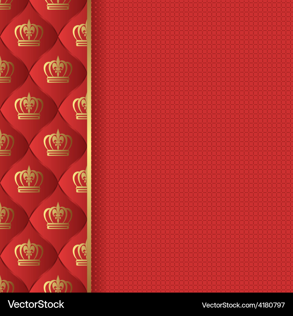 Royal Crown Background Royalty Free Vector Image