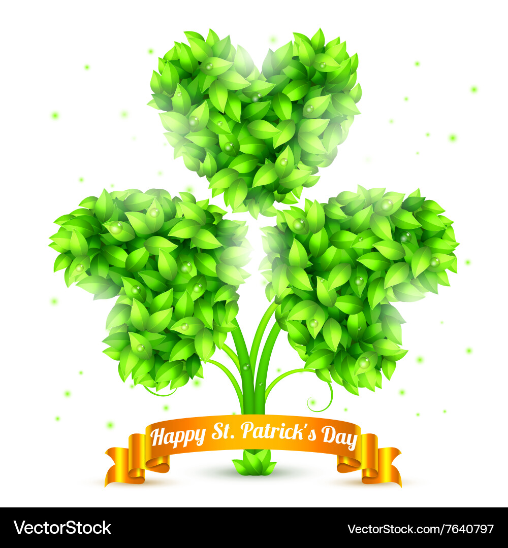 St patrick day congratulation Royalty Free Vector Image