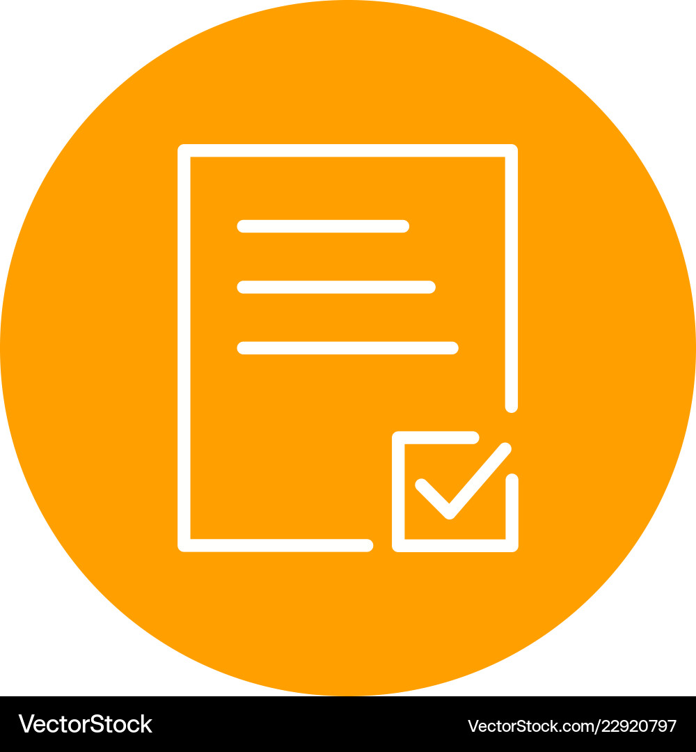 Task icon Royalty Free Vector Image - VectorStock