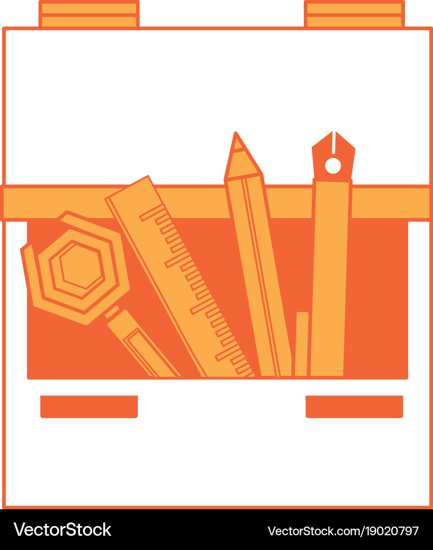 Writing tools design Royalty Free Vector Image