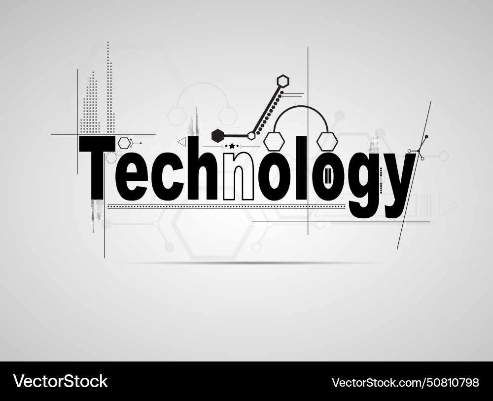 Abstract computer technology Royalty Free Vector Image