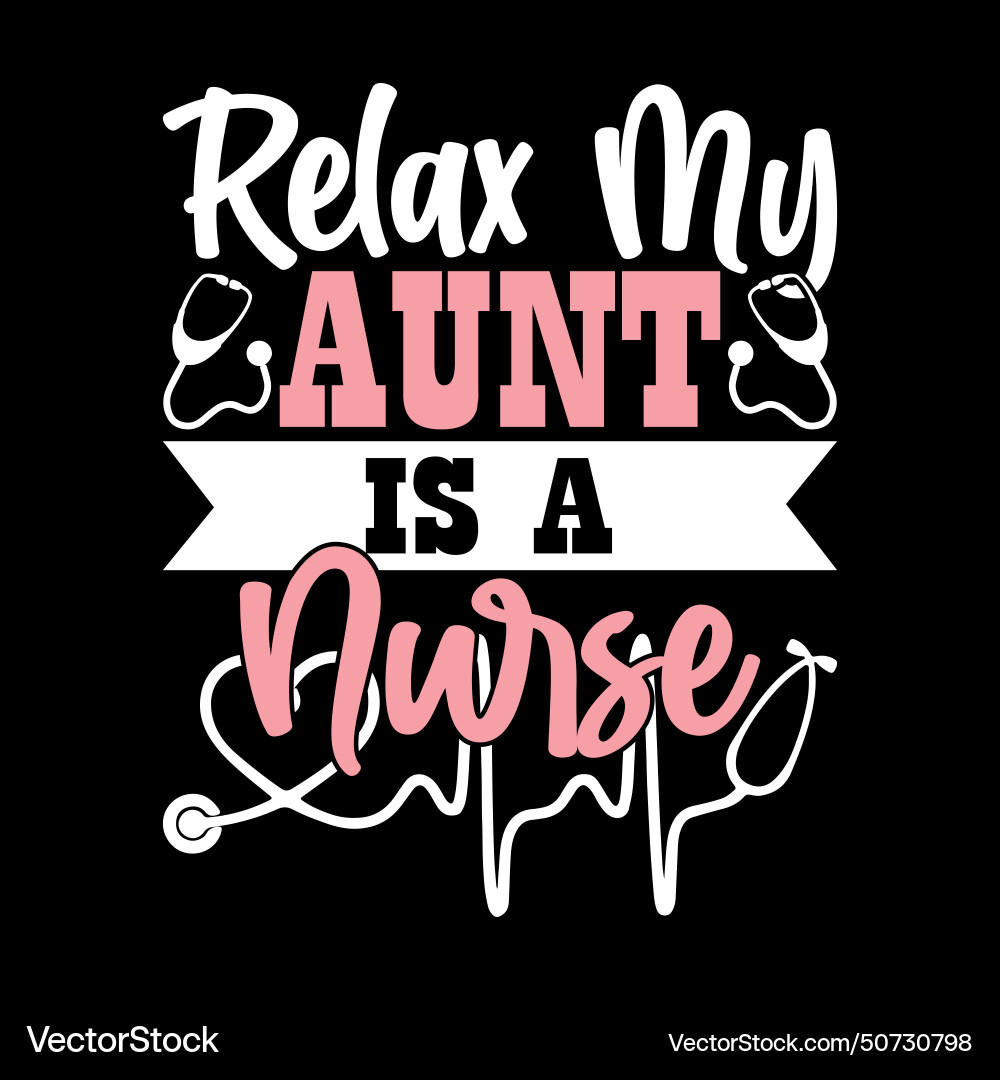Funny Nephew Mom Aunt T Shirt Design Royalty Free Vector