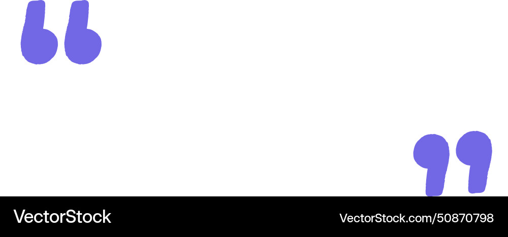 Rectangle quote frame Royalty Free Vector Image