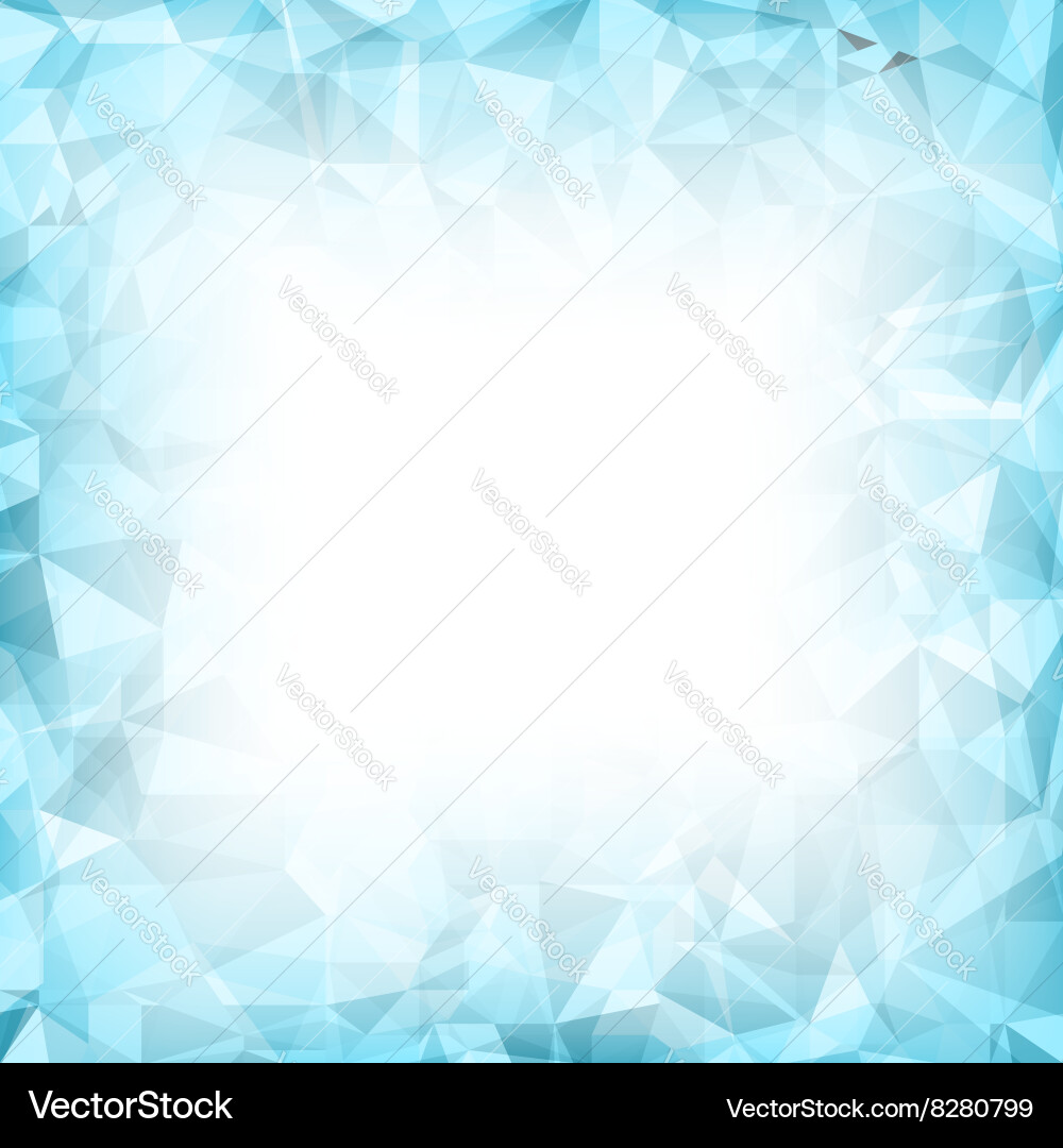 Azure Polygon Background Royalty Free Vector Image