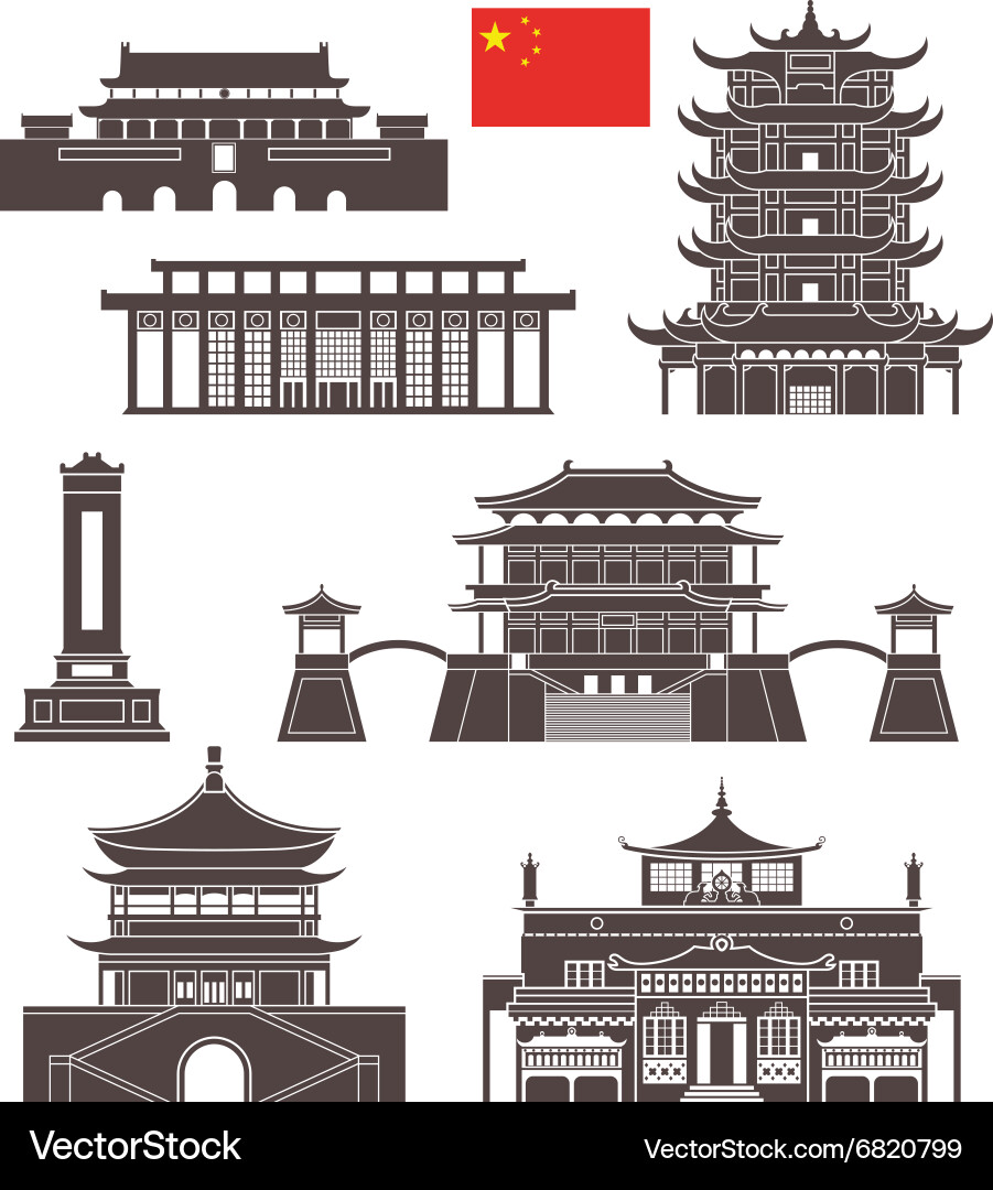 China Royalty Free Vector Image - VectorStock