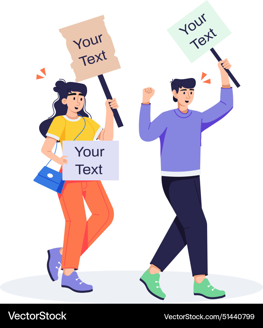 Marchers Royalty Free Vector Image - VectorStock