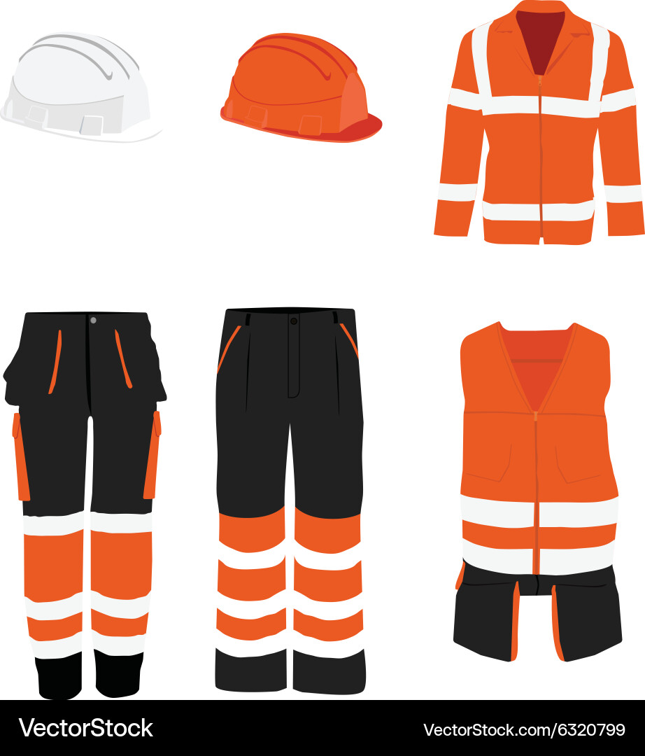 Protective workwear Royalty Free Vector Image - VectorStock