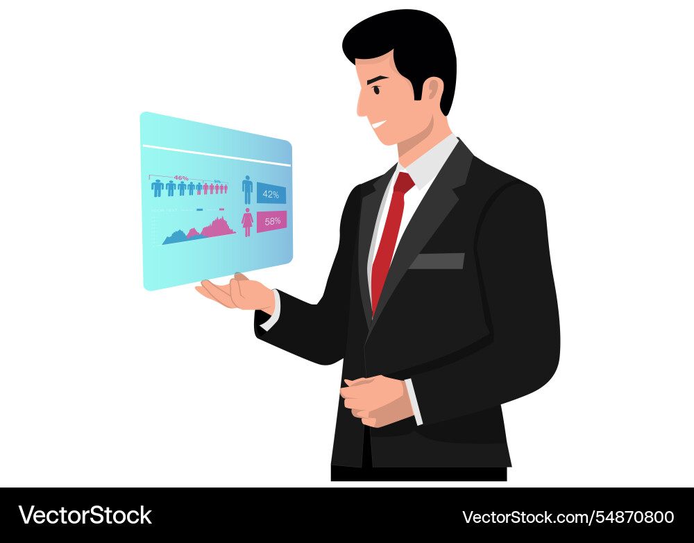 Analysis of employee recruitment and selection Vector Image