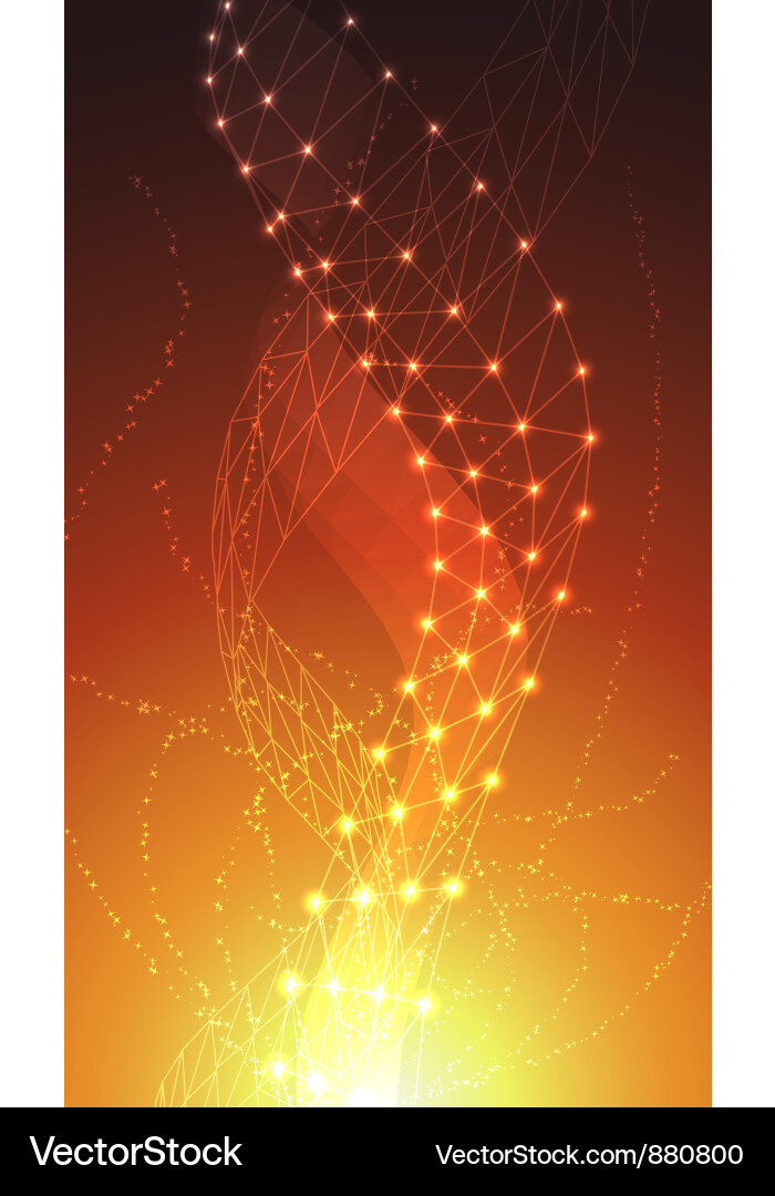 Fiery Sunbeam Abstract Royalty Free Vector Image