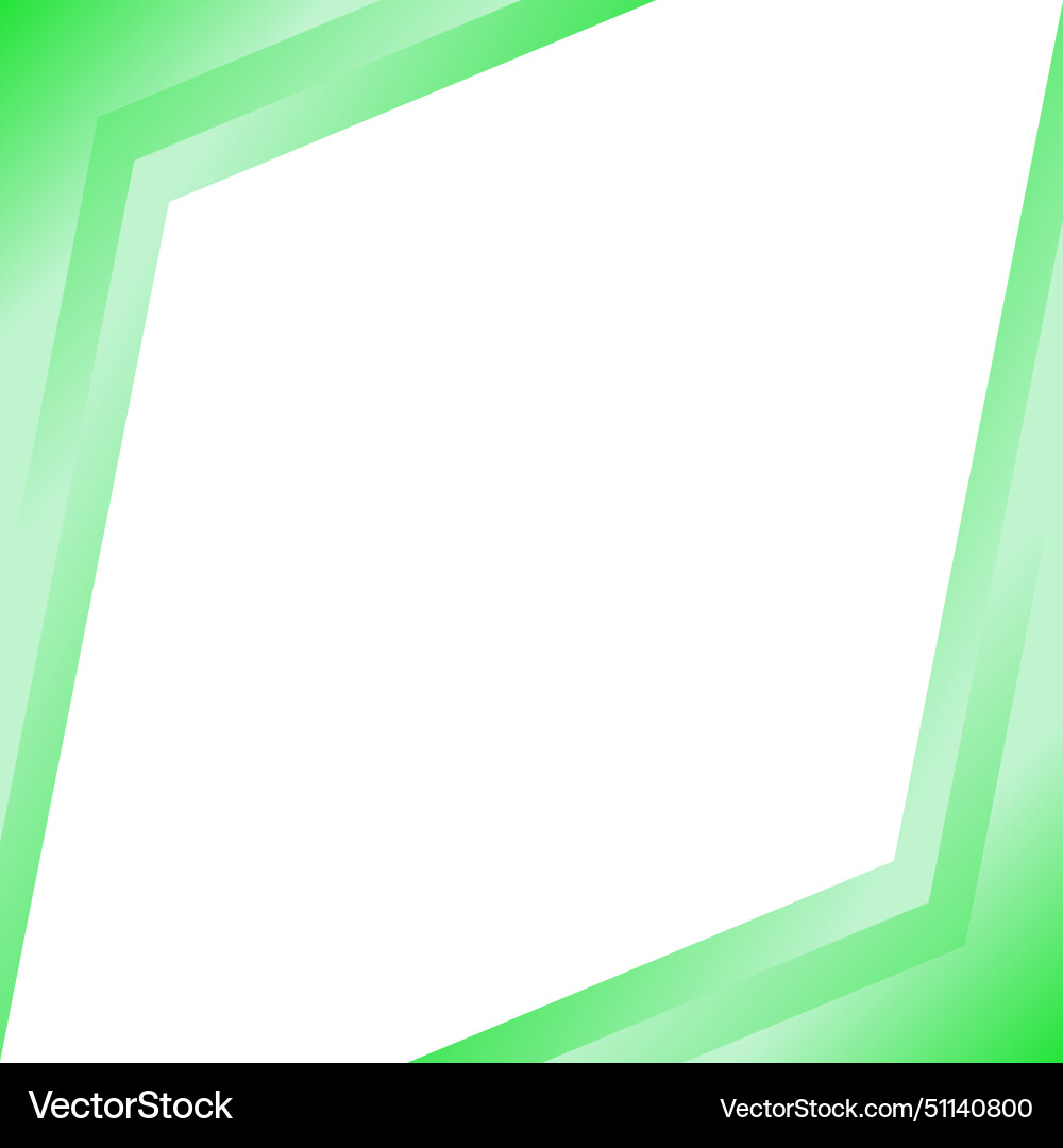 Green abstract geometric dynamic shape paper Vector Image