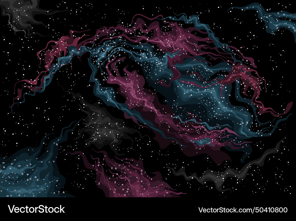 Space nebula Royalty Free Vector Image - VectorStock