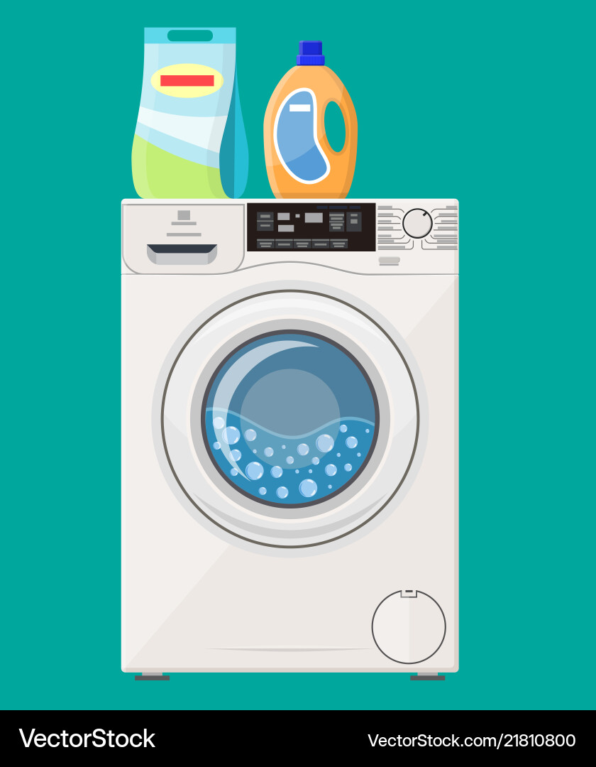 Washing machine icon Royalty Free Vector Image