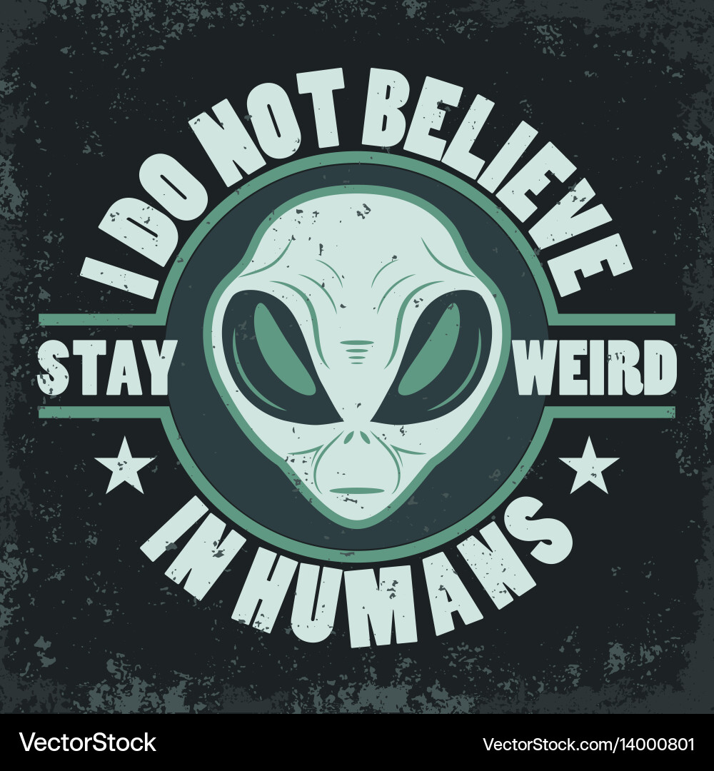 Alien face icon set humanoid head Royalty Free Vector Image