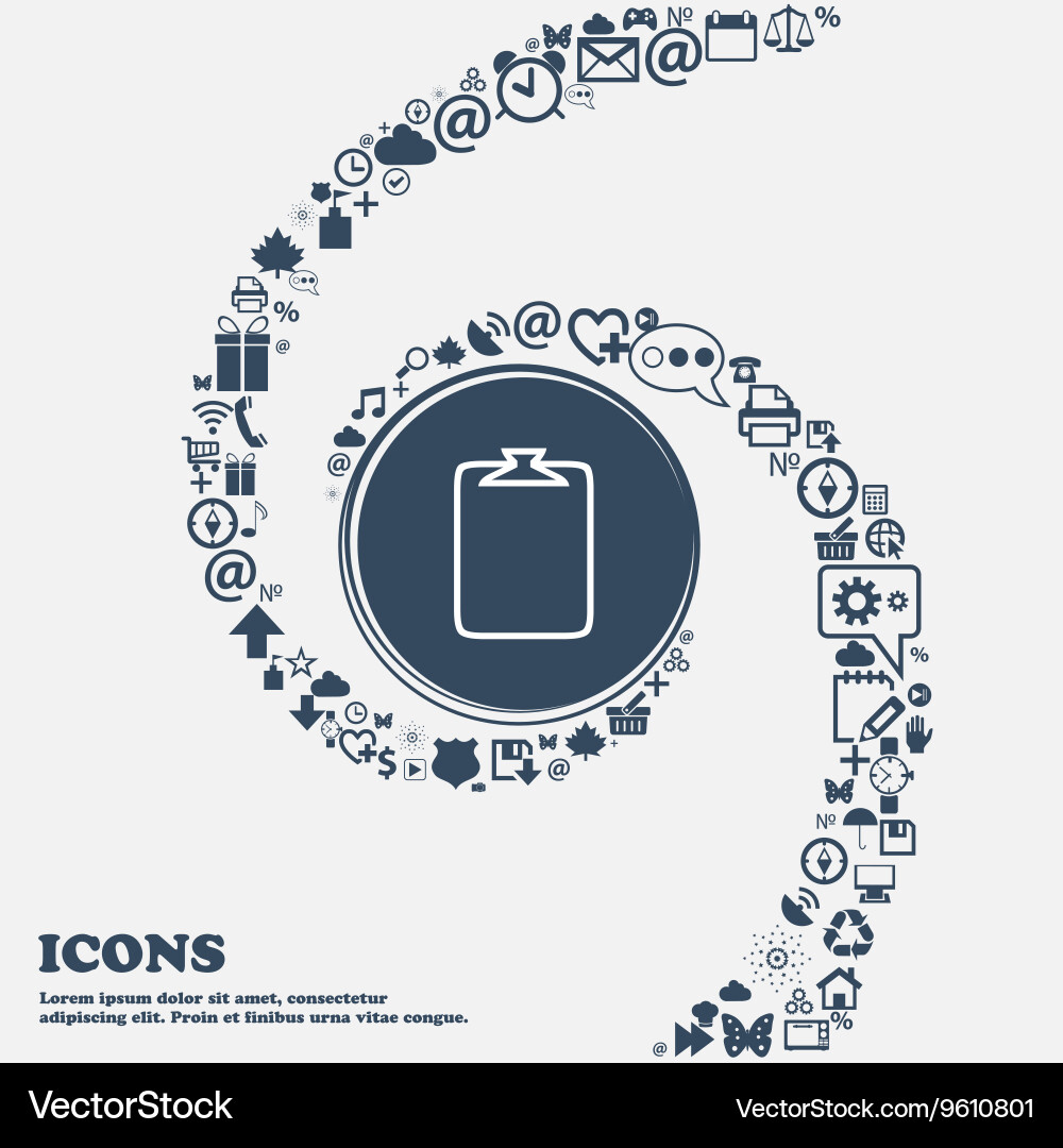 File annex icon paper clip symbol attach sign Vector Image