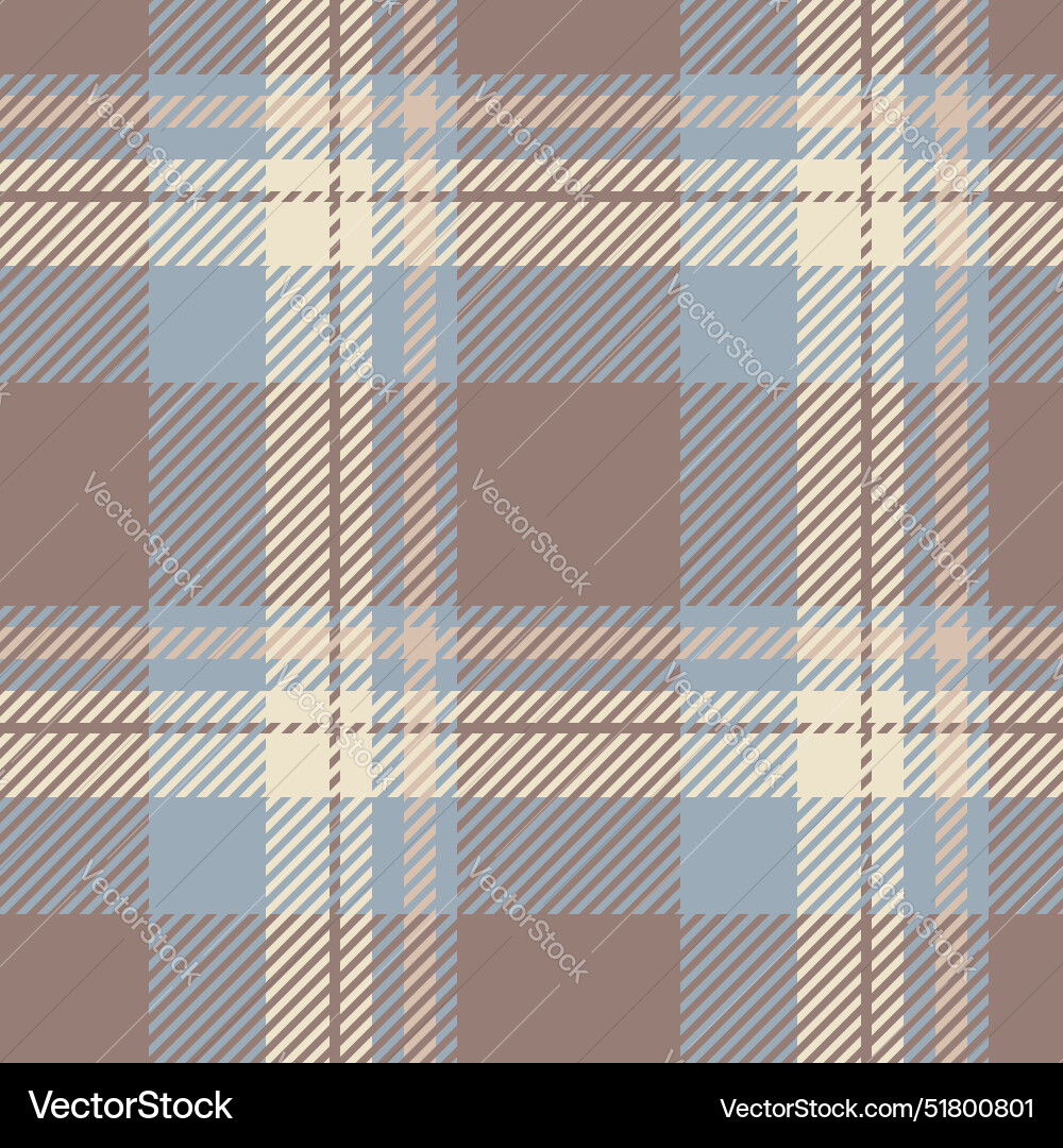 Textile design of textured plaid checkered fabric Vector Image