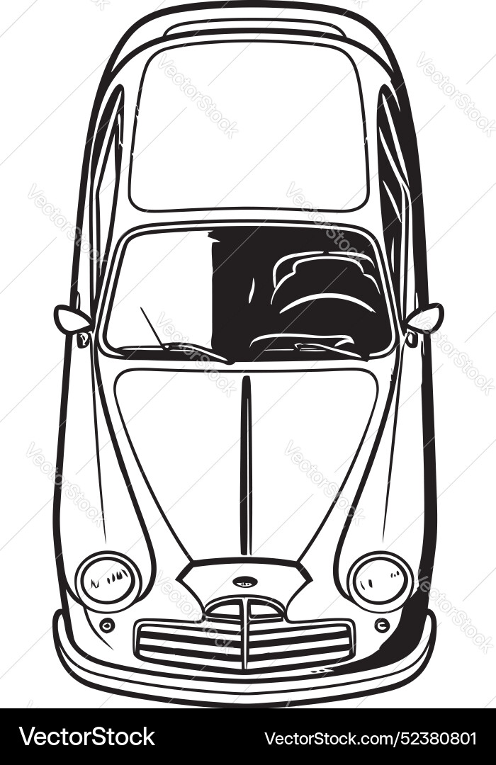 Zenithride smooth riding zenith car top view icon Vector Image