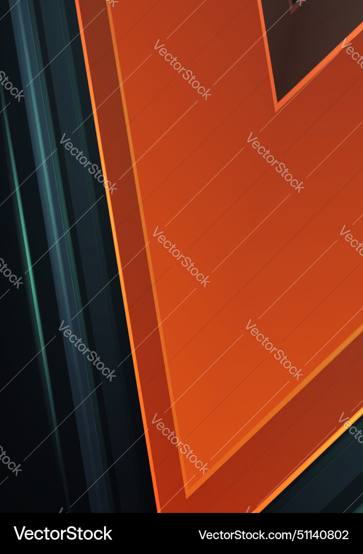 Abstract modern orange and gray vertical Vector Image