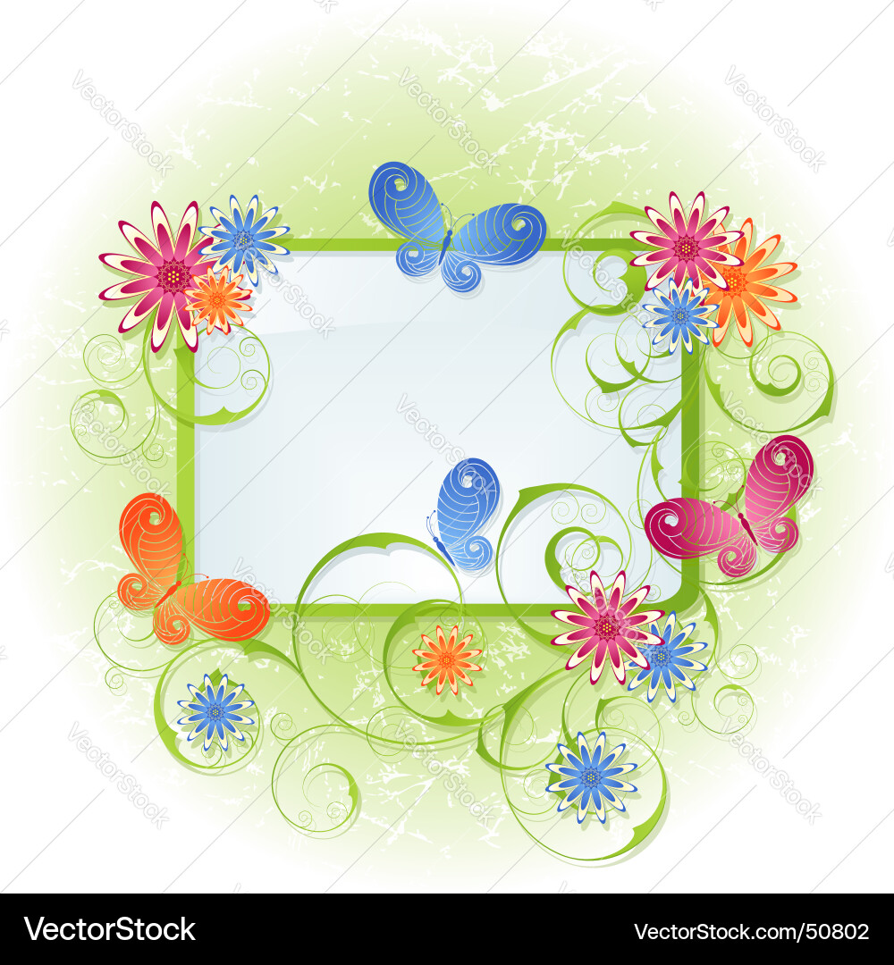 Spring background Royalty Free Vector Image - VectorStock