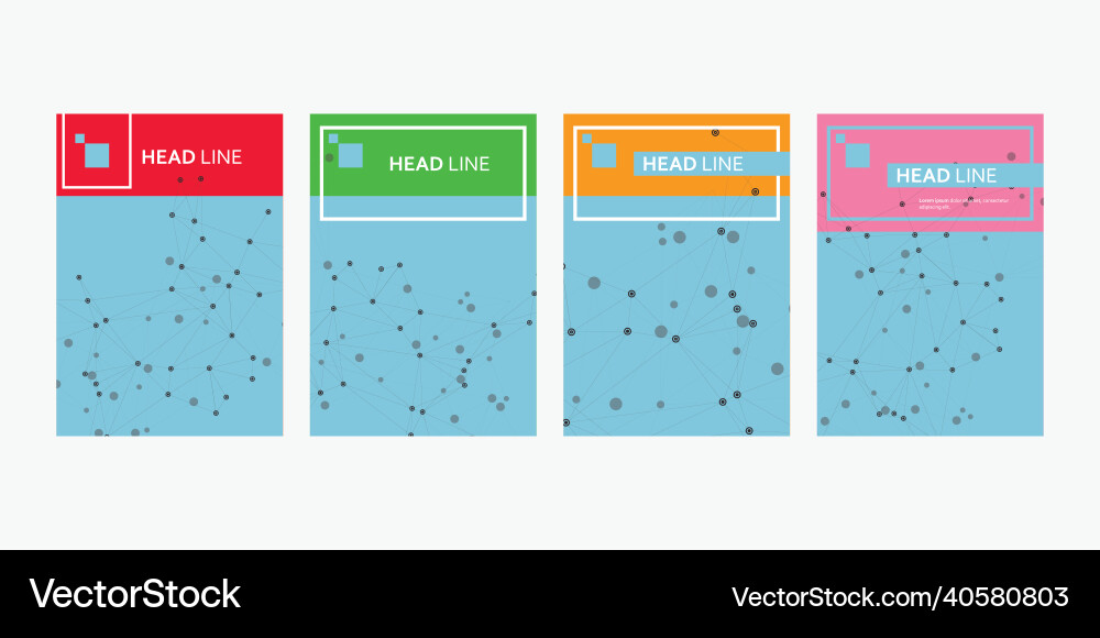 Connect lines design background futuristic Vector Image