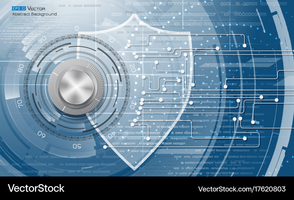 Data protection abstract background 2 Royalty Free Vector