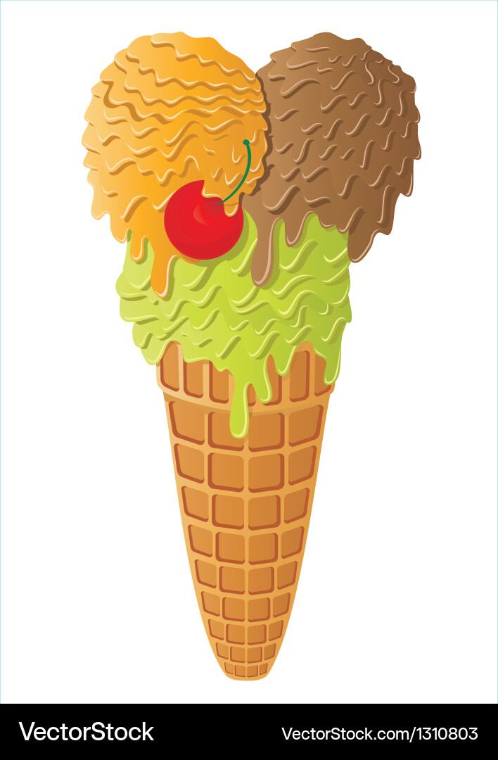Ice cream Royalty Free Vector Image - VectorStock